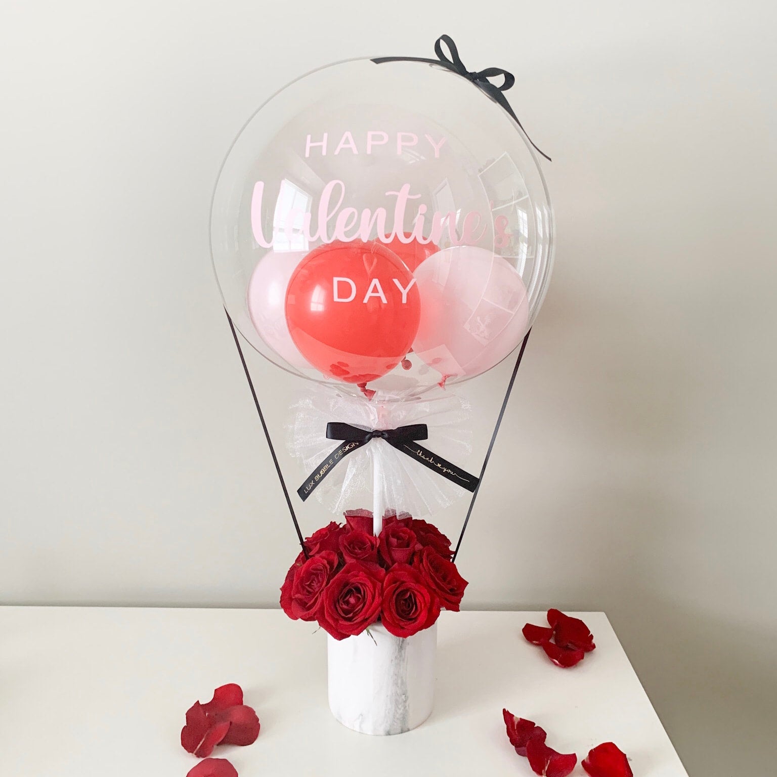 valentines bubble balloon